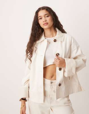 Barbour abbey casual jacket in neutral | ASOS