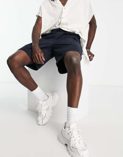 Barbour Beacon Cargo Shorts in Marineblau ASOS