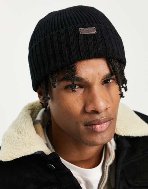 Barbour – Carlton – Mütze in Schwarz | ASOS