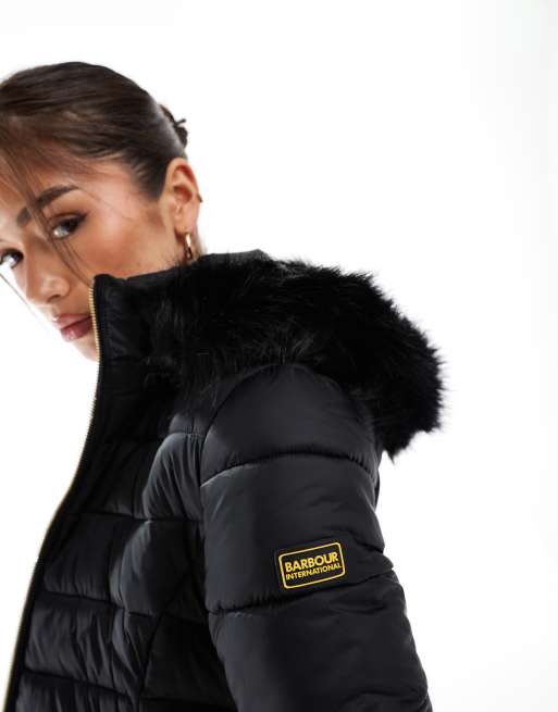 Barbour international puffer store