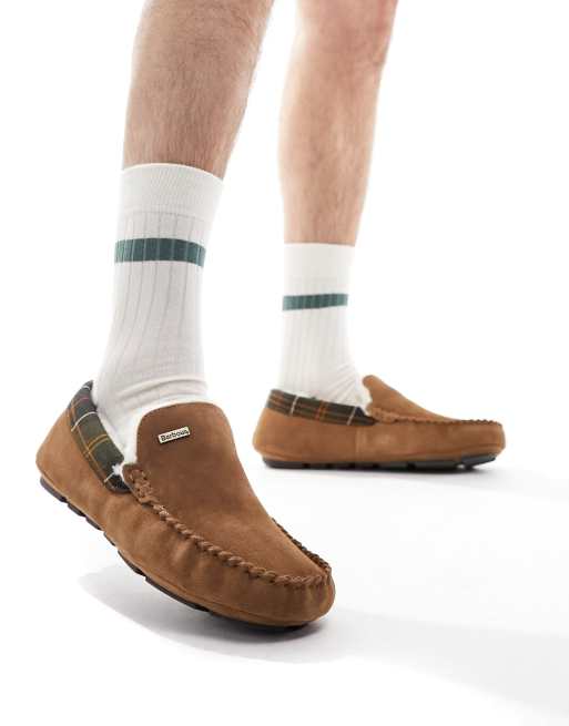 Barbour monty slippers camel store