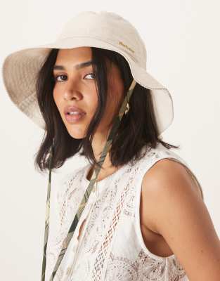 Barbour Mya bucket hat in oatmeal | ASOS