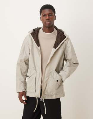 Barbour Re-engineered endurance casual jacket in stone - STONE | ASOS