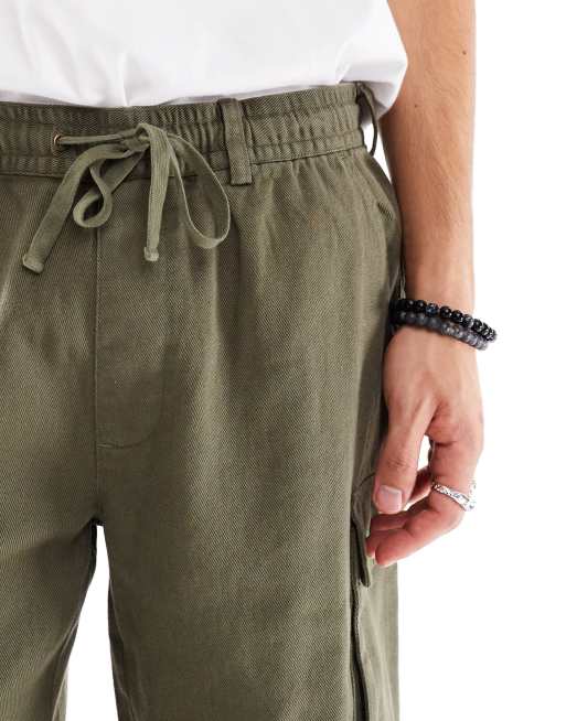 Barbour x ASOS Peel Cargo Shorts in Khaki ASOS
