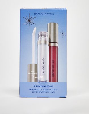bareMinerals Shimmering Stars Mineralist Lip Gloss-Balm Duo (save 38% ...