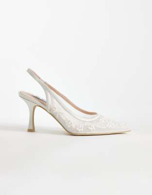 Be Mine - Tania - Chaussures à talon et bride arrière avec broderie ...
