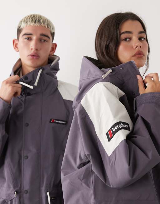 Berghaus Unisex meru mountain gore-tex jacket in purple/grey | ASOS