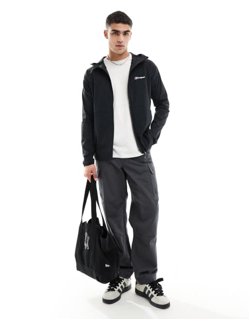 Berghaus URB Theran Full Zip Hooded Jacket in BLACK | ASOS