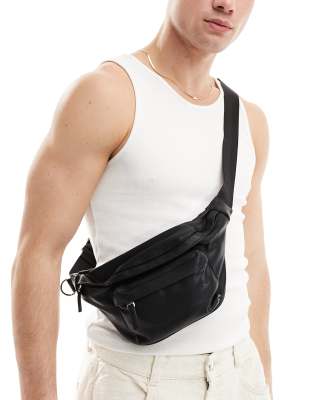 Bershka bum bag in black | ASOS