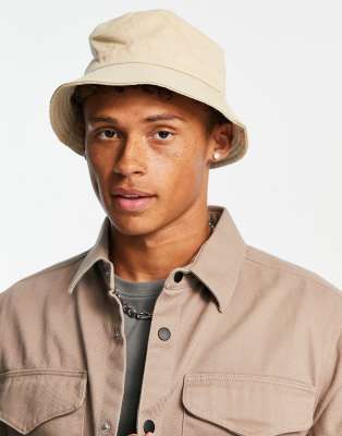Boardmans toggle bucket hat in sand | ASOS