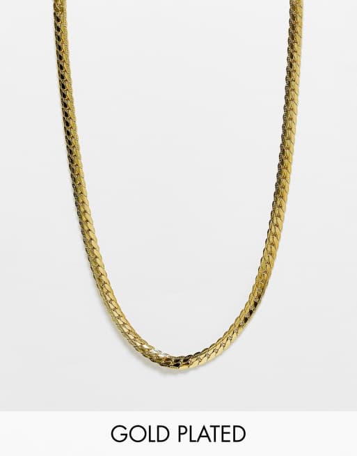 Bohomoon - Cardi - Collier en acier inoxydable plaqué or | ASOS