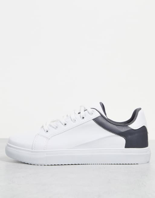 Bolongaro Trevor sneakers in white and grey | ASOS