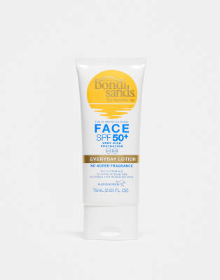 Bondi Sands Sunscreen Lotion SPF50+ for Face - Fragrance Free 75ml | ASOS