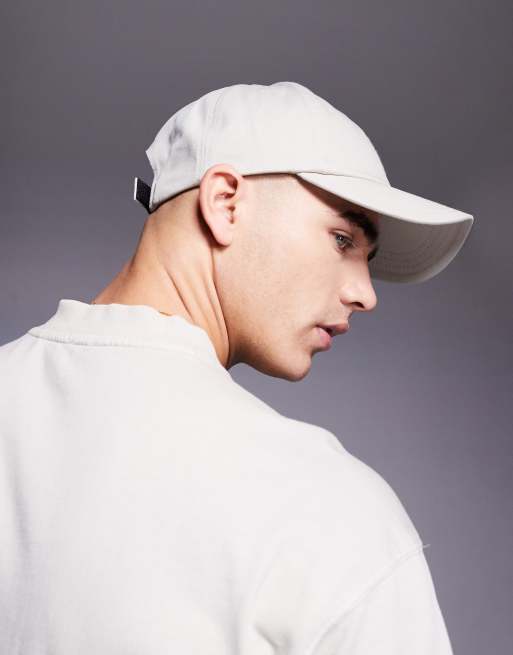 Boss Derrel tonal logo baseball cap in light beige | ASOS