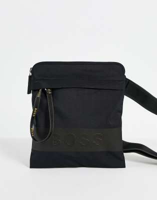 Hugo Boss Boss Magnified Cross Body Bag In Black | ModeSens