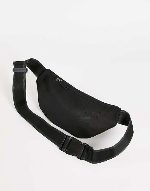 Boss Magnified fanny pack in black | ASOS