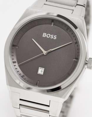Boss - Montre-bracelet pour homme avec cadran gris - Argenté 1513992 | ASOS