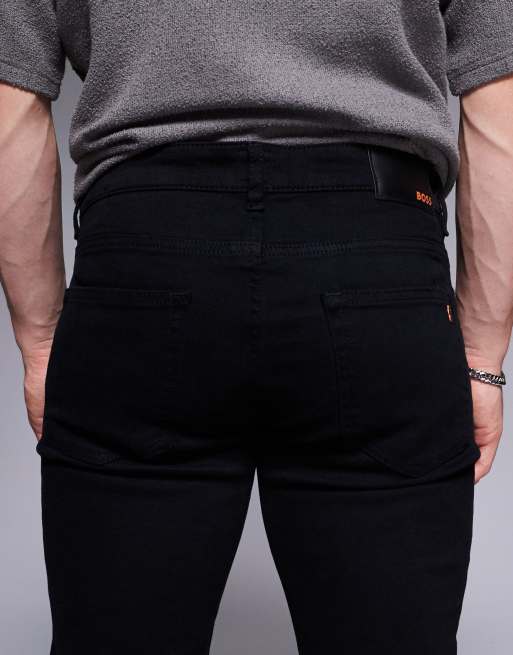 BOSS Orange Delaware Jean slim Noir