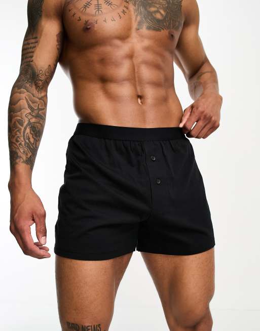 Bóxers negros de punto de ASOS DESIGN | ASOS
