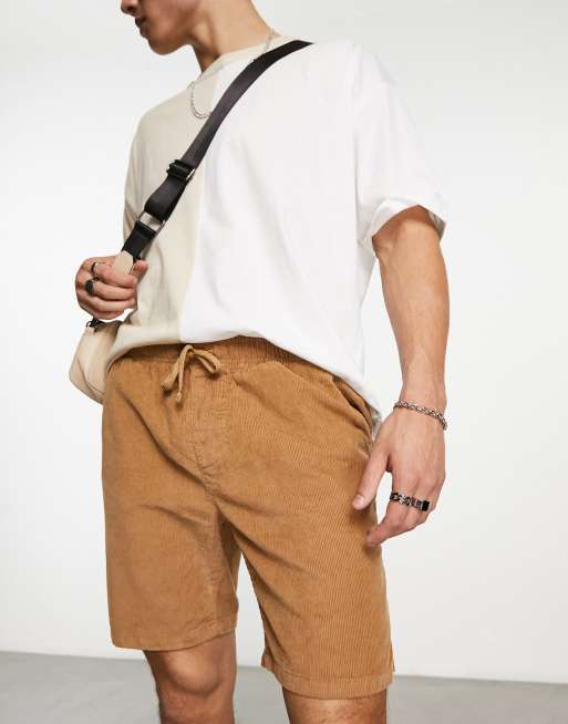 Brave Soul - Short van corduroy in bruin | ASOS