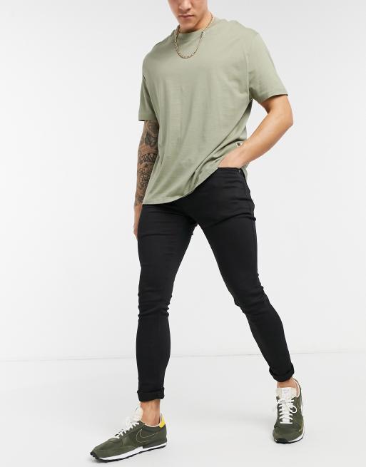 Brave Soul skinny jeans in black | ASOS