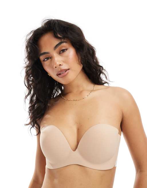Bra with clear sides store