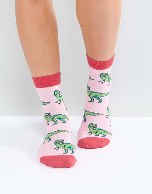 Calcetines Con Diseño De Dinosaurio De Asos Design Asos