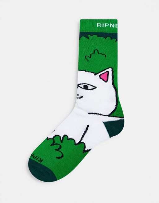 Calcetines verdes Imma Head Out de RIPNDIP | ASOS