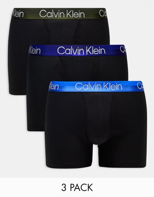 Calvin Klein 3er Set Unterhosen In Schwarz Asos