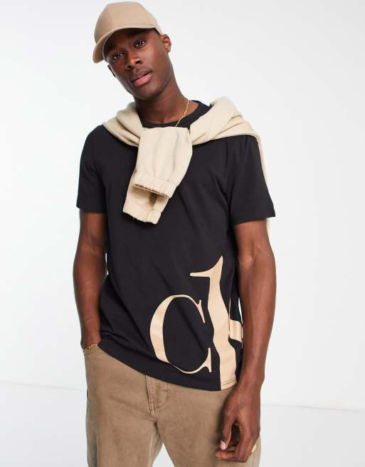 Calvin Klein CK1 graphic lounge T-shirt in black | ASOS