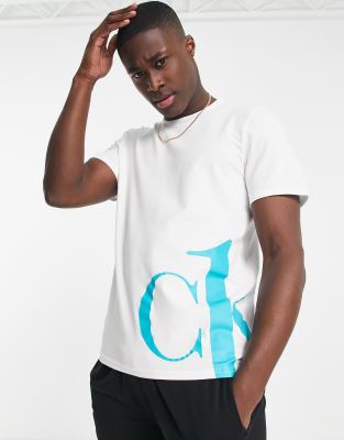 Calvin Klein CK1 graphic lounge t-shirt in white | ASOS