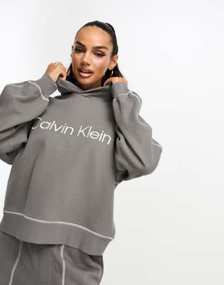Calvin Klein Future Shift hoodie in gray | ASOS