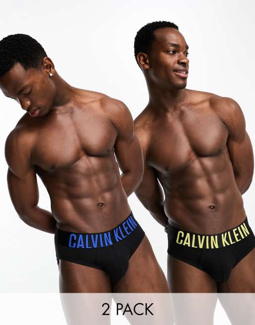 Calvin Klein Intense Power 2er Pack Unterhosen In Schwarz Asos