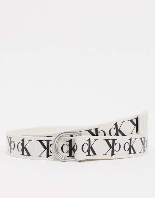 Calvin Klein Jeans CK1 Logo Belt | ASOS