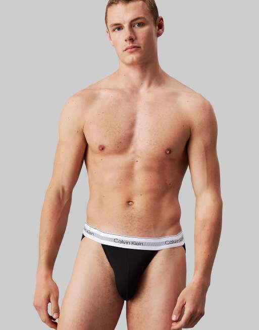 Calvin Klein Modern Air active 3 pack sport brief in black navy grey