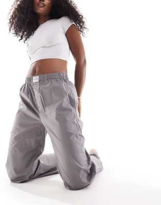 Calvin Klein - Pyjama - Gris anthracite | ASOS