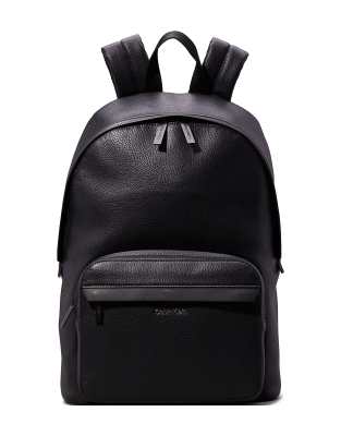 Calvin Klein Round Backpack in CK Black Pebble | ASOS