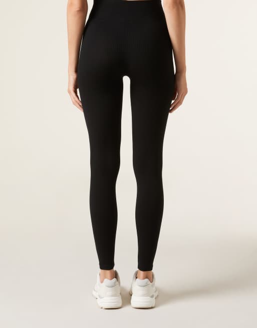 Calzedonia Seamless sports leggings in black | ASOS