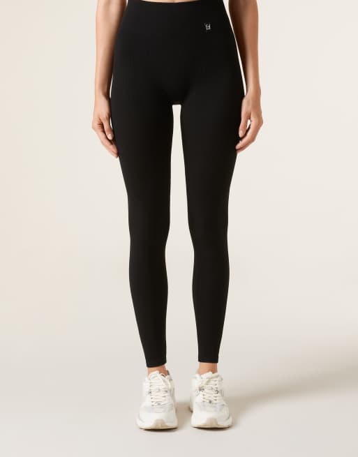 Calzedonia Seamless sports leggings in black | ASOS