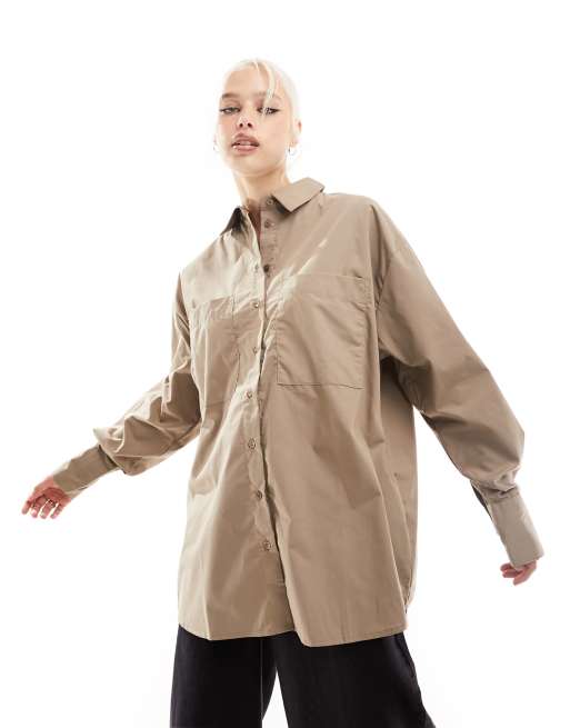 Camisa Color Topo Extragrande De Asos Design Asos