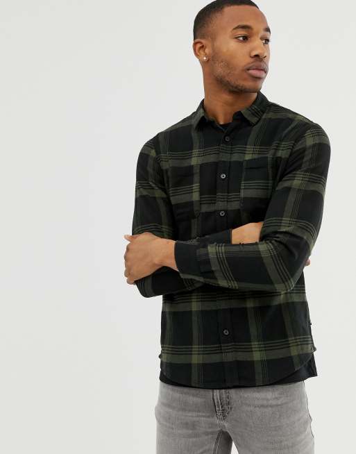 Camisa Con Diseño A Cuadros De Only And Sons Asos