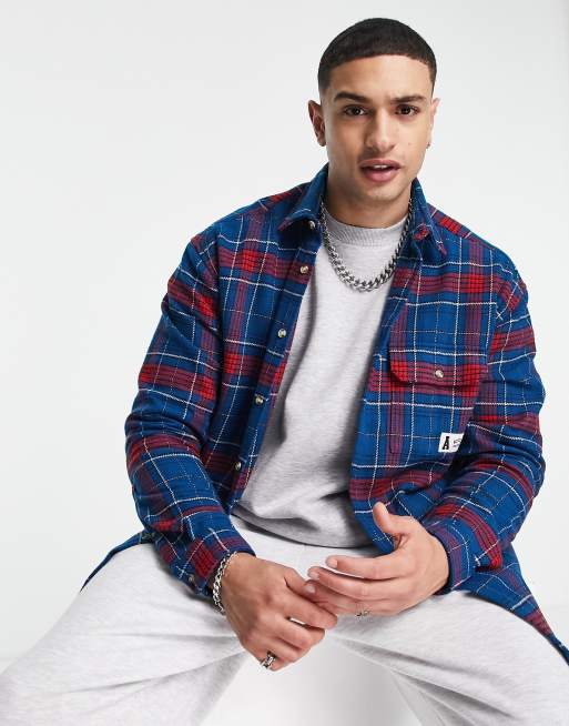 Camisa Extragrande Estilo Años 90 Con Etiqueta Del Logo De Asos Actual