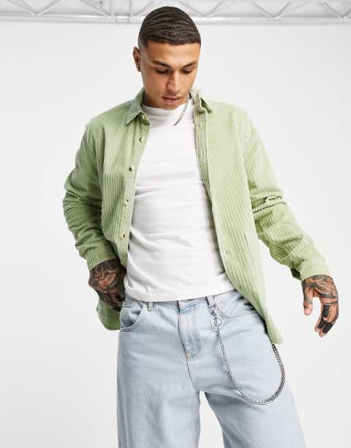 Camisa Extragrande Estilo Años 90 De Pana Irregular De Asos Actual Asos