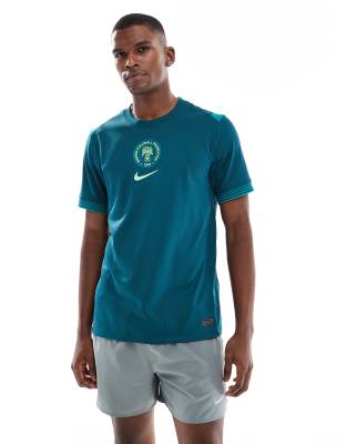 Camiseta verde con diseño de la primera equipación de Nigeria Dri-FIT ...