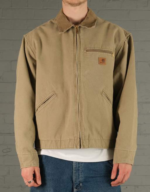 Carhart Size XL Detroit Bomber Jacket in Beige | ASOS