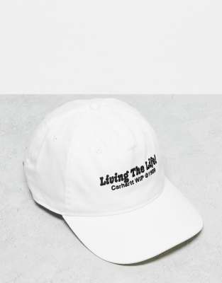 Carhartt WIP appetite unisex cap in white | ASOS