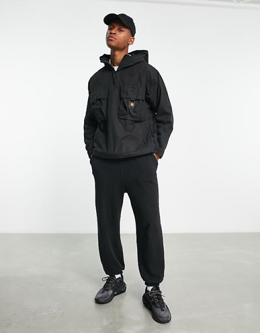 Carhartt WIP berm pullover lightweight jacket in black | ASOS Carhartt WIP berm pullover lightweight jacket in black | ASOS