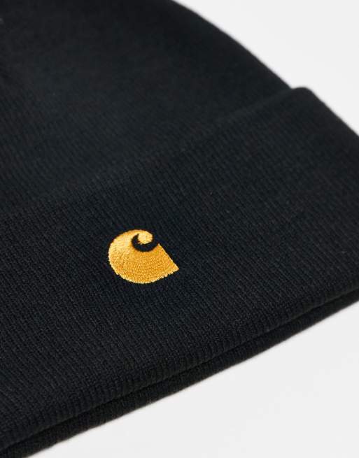 Carhartt WIP chase beanie in black | ASOS