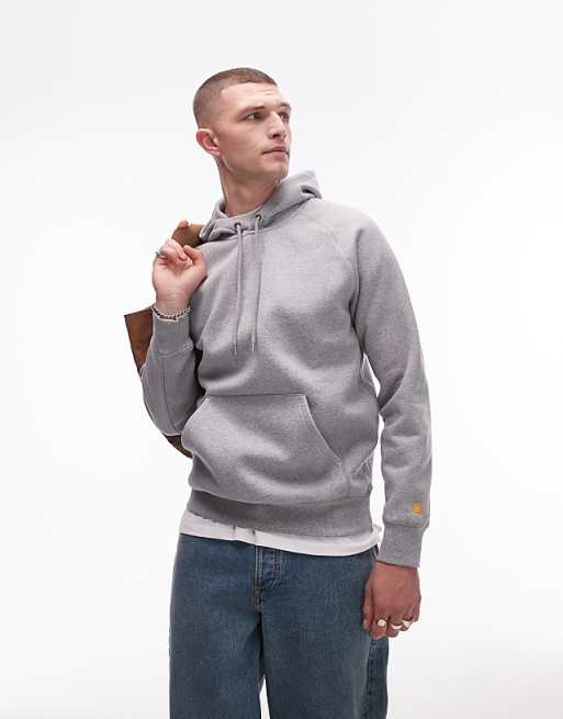 Carhartt WIP chase hoodie in grey | ASOS Carhartt WIP chase hoodie in grey | ASOS