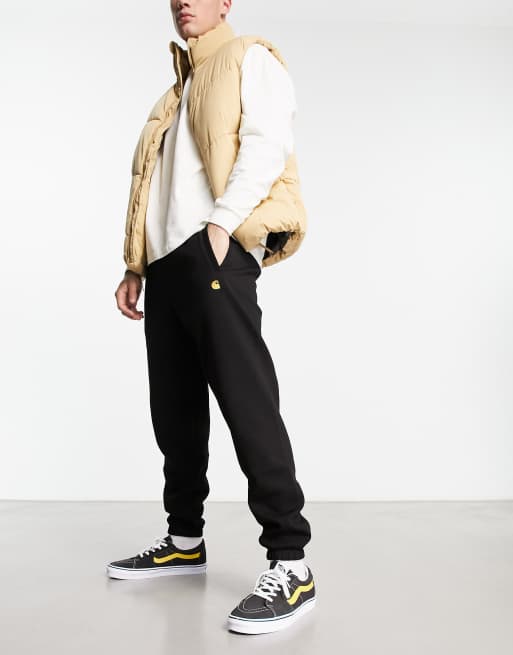 Carhartt Wip Chase Schwarze Jogginghose Asos
